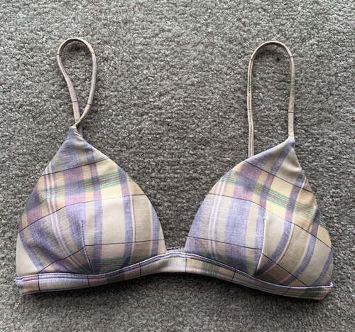 Women's gorgeous ZIMMERMAN Plaid Bather Top RARE SOLD OUT Size 2/AU10 ...