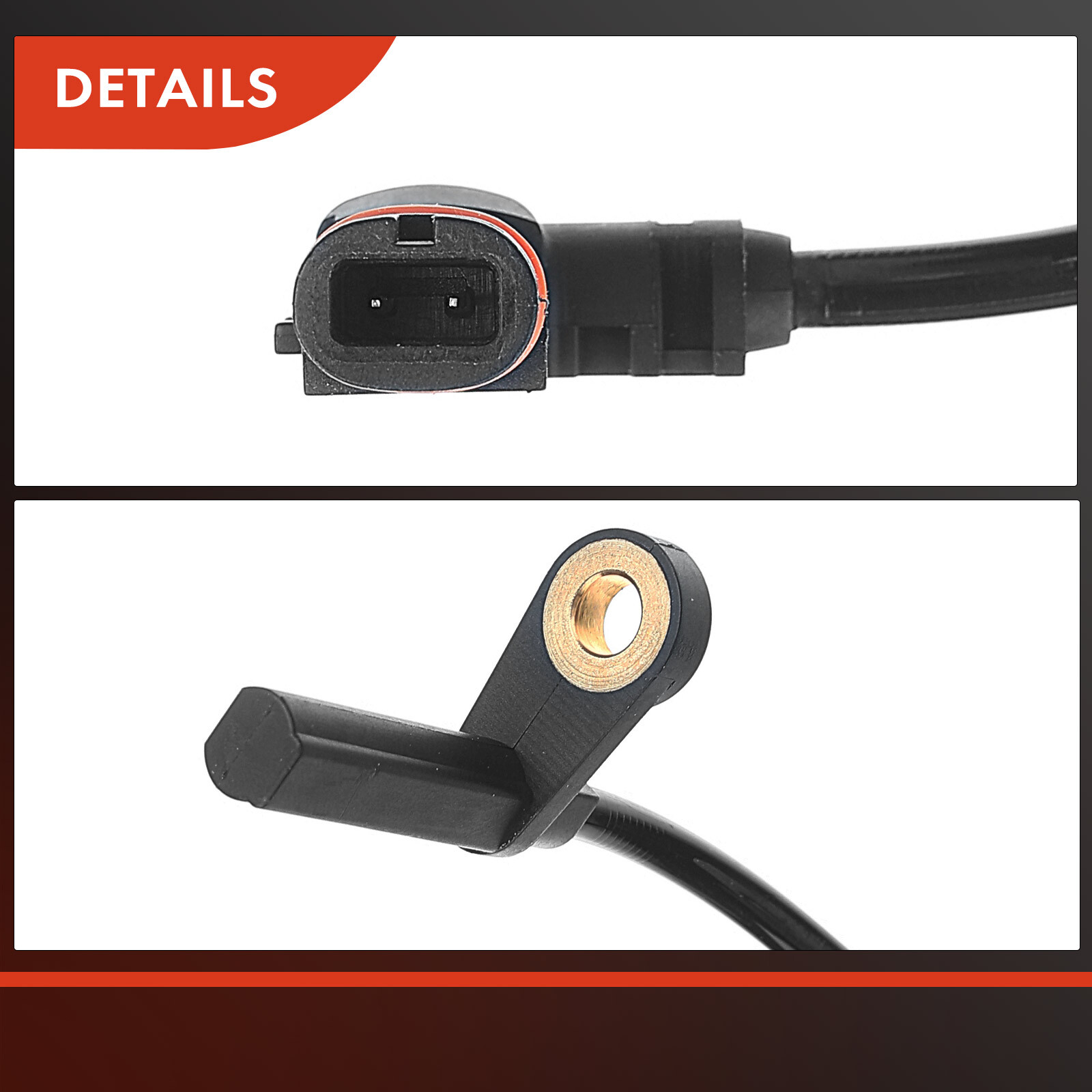 4x Front & Rear ABS Wheel Speed Sensors for Mercedes-Benz R171 SLK280 ...