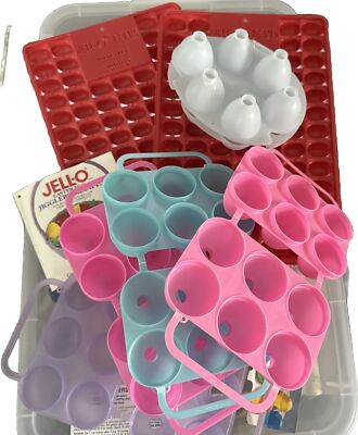 Jello Jigglers Egg Mold Bean Trays Easter 3D Hinged Palette Plain ...