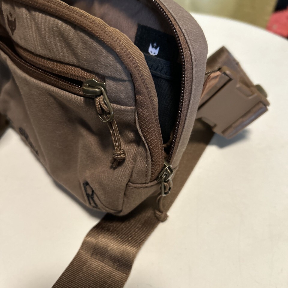 Clever Supply Sidekick Canvas Belt Bag / Sling - "logo" | eBay