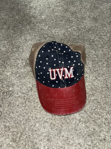 College Vintage - UVM Snapback Hat - USA Themed | eBay
