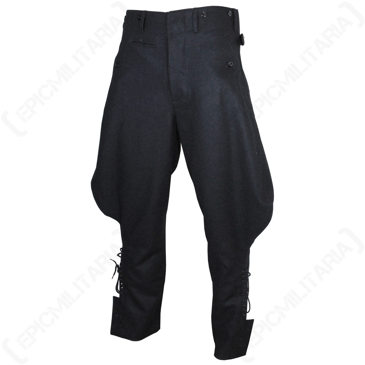 German Army Black M32 Officers Wool Jodhpurs - WW2 Repro All Sizes ...