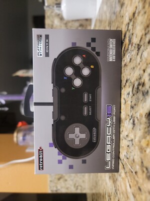 Retro-Bit Legacy 16 Wired USB Controller for Switch, PC, MacOS, RetroPie Black | eBay