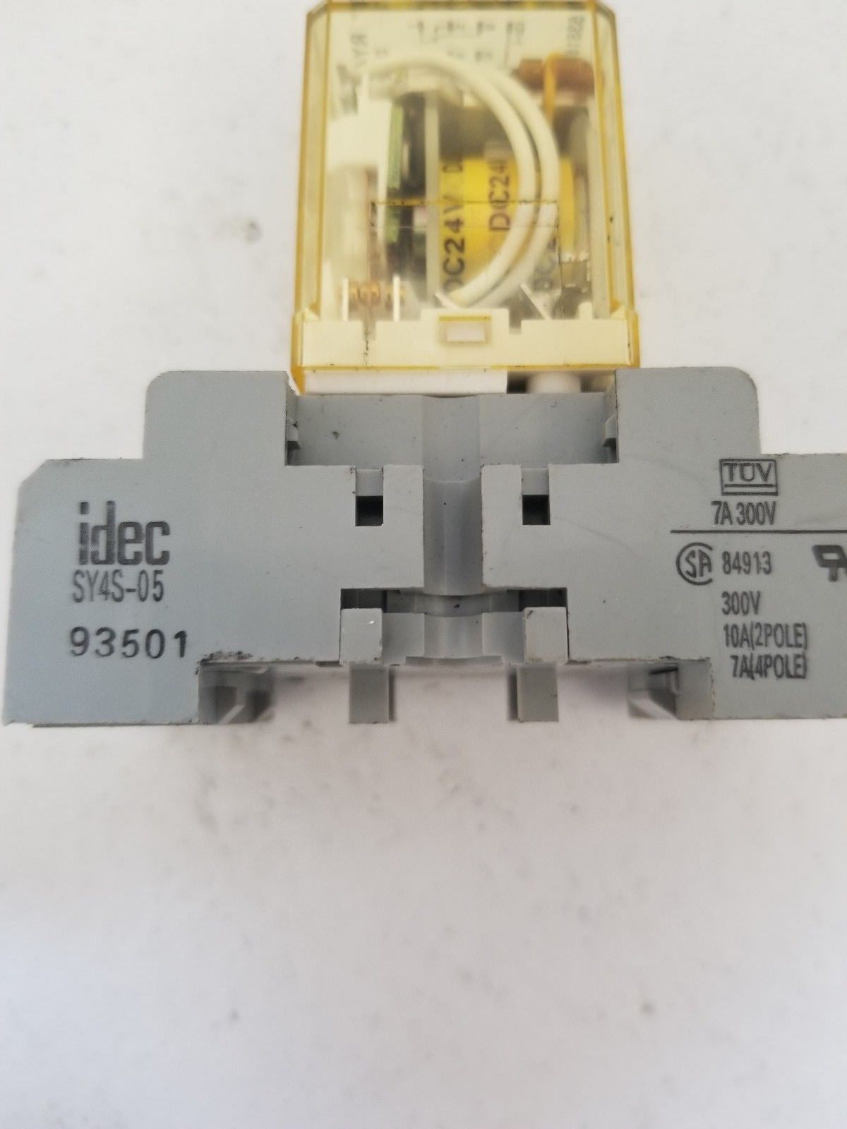 idec Relay Socket, SY4S-05 WITH Relay, RY4S-UL DC24V | eBay
