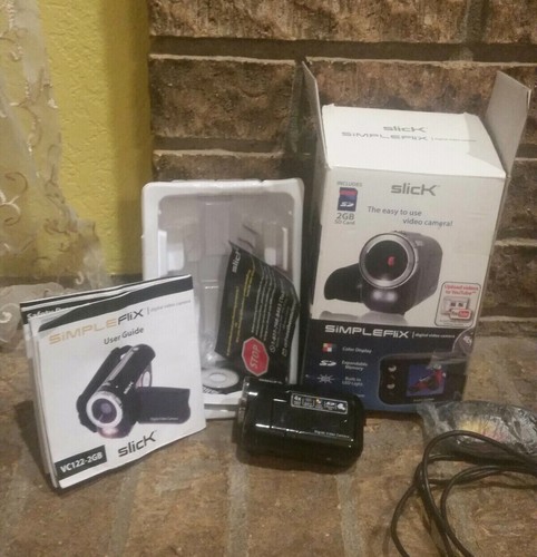Slick SimpleFlix Digital Video Camera - Black VC122-2GB | eBay