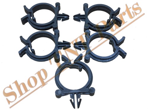 Hose & Wire Harness Routing Clips 1" Inside Diameter Plastic 5pc Engine ...