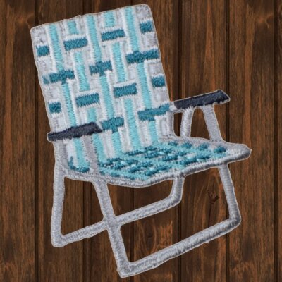 Lawn Chair Embroidered Patch — Iron On | eBay