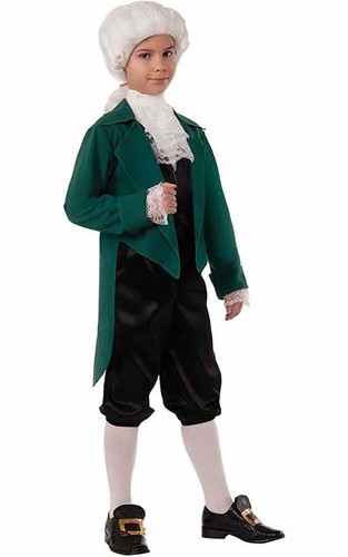 THOMAS JEFFERSON AMERICAN PRESIDENT CHILD BOYS BOOK WEEK COSTUME | eBay ...