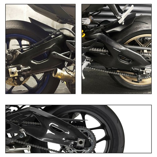 For 2015-2023 YZF R1 R1M/S Real Carbon Fiber Swing Arm Cover Fairing ...