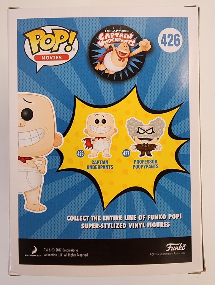 Funko Pop! Movies Captain Underpants #426 Vaulted | eBay