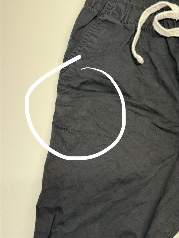 Cat And Jack Straight Stretch Black Pants With Draw String Waist Boys ...