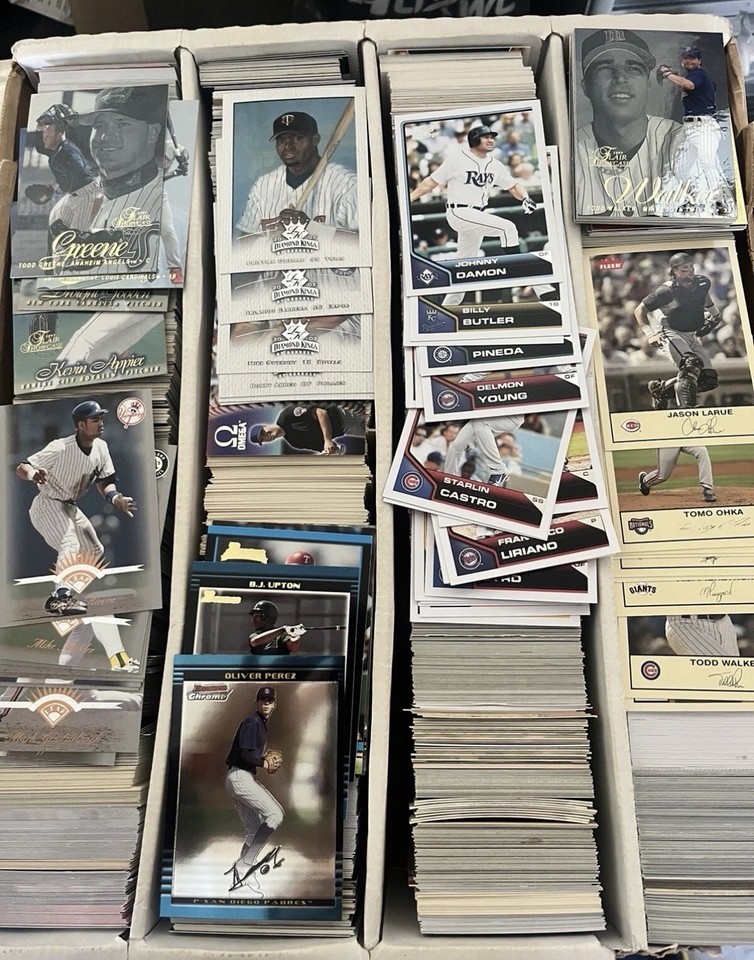 Medium Flat Rate Box of Baseball cards - 1995 to Modern *No JUNK Wax ...