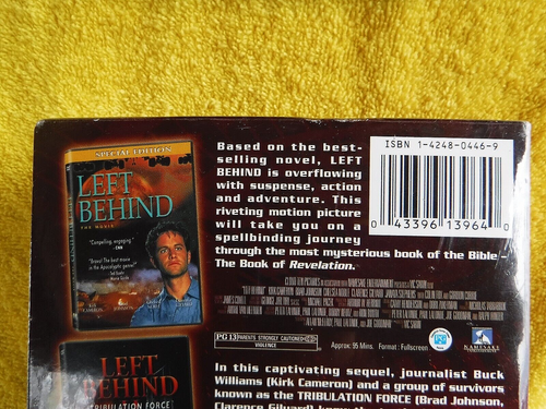 NEW/SEALED/VINTAGE 3 DVD SET! LEFT BEHIND TRILOGY COLLECTION! 1-3, PG13 ...