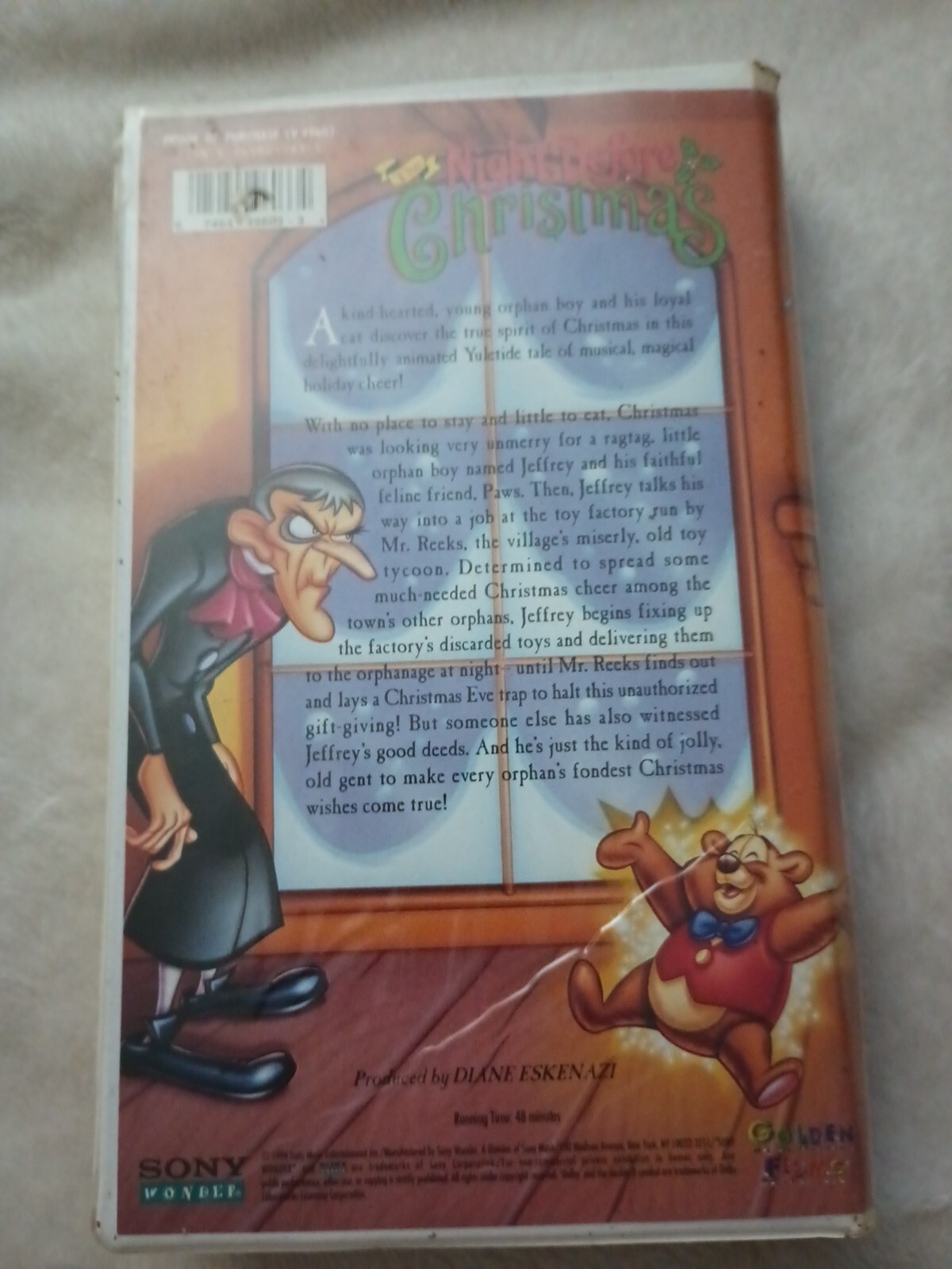 The Night Before Christmas Cartoon VHS Sony | eBay