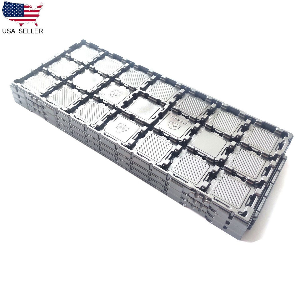 30pcs CPU Tray Processor Holder For Intel LGA 478 479 771 775 1150 1151 ...