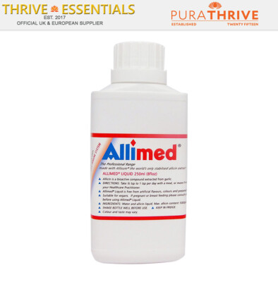 ALLIMED Liquid 250ml - Allicin extract (Garlic). Immune system support ...