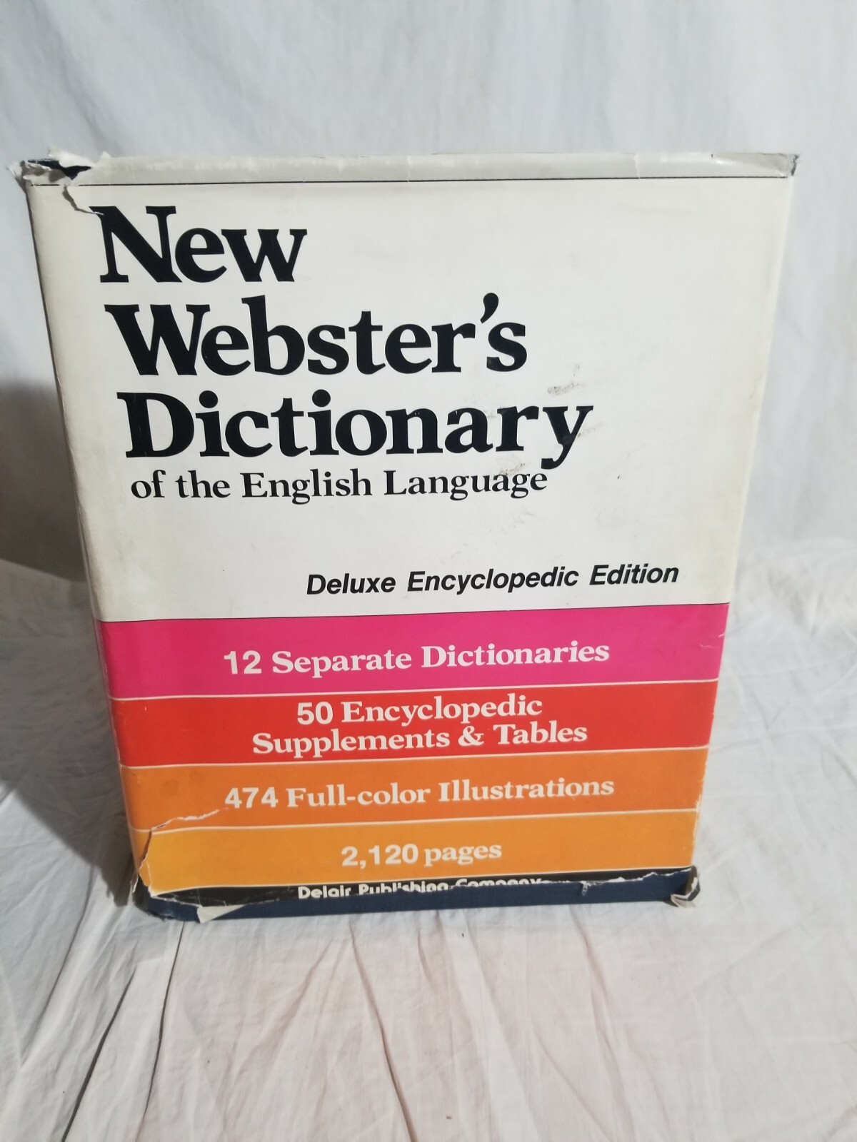 New Webster's Dictionary Of The English Language Deluxe Encyclopedic ...