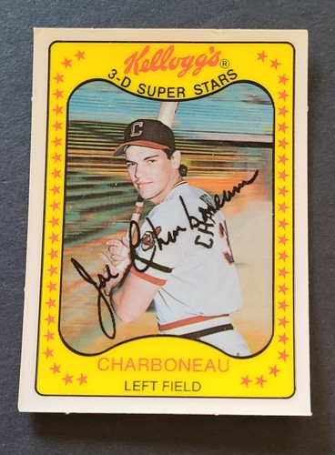 1981 Kellogg's #54 Joe Charboneau 3D SUPER STARS NM | eBay