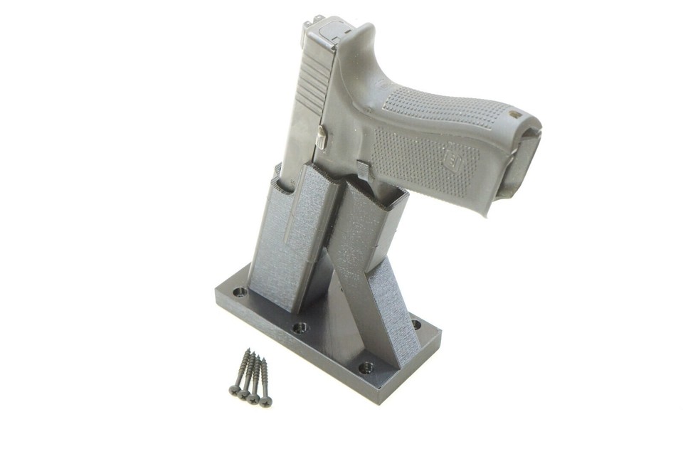 Gun Stand Cradle Mount Safe Stand for Glock Handgun | eBay