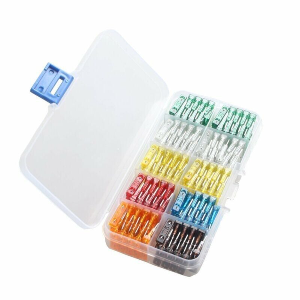 100pcs Car Auto SUV Low Profile Amp 5A-30A Micro Mini Blade Fuses ...