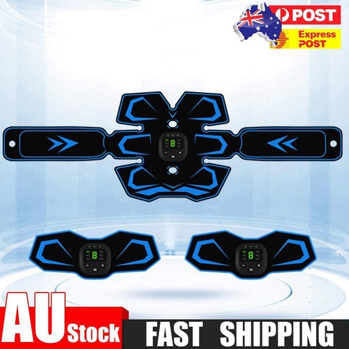 EMS Electric Smart Trainer Belt LED Display Weight Loss Fitness ...