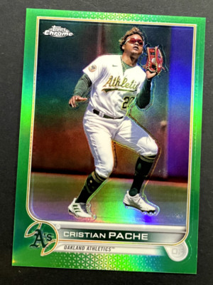 2022 Topps Chrome Update - Cristian Pache #USC174 Athletics Green ...