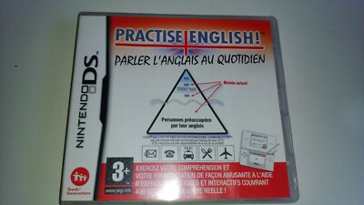 Jeu nintendo DS - practise english parler l anglais au quotidien | eBay