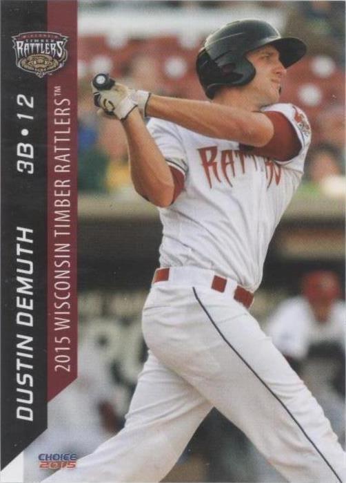 2015 Choice Wisconsin Timber Rattlers - Dustin DeMuth #04 (RC) for sale ...