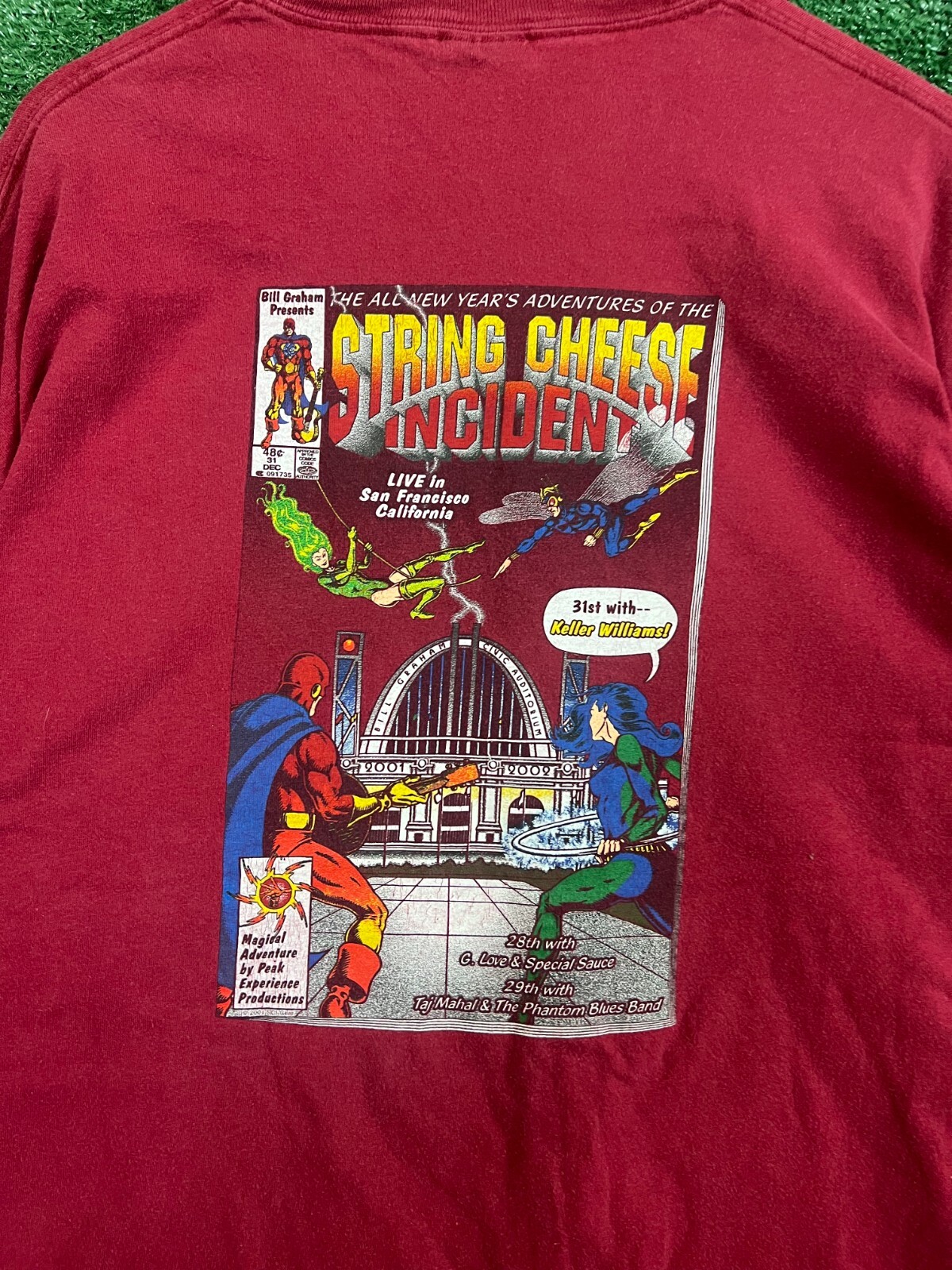 Vintage 90s The String Cheese Incident T Shirt Mens X… - Gem