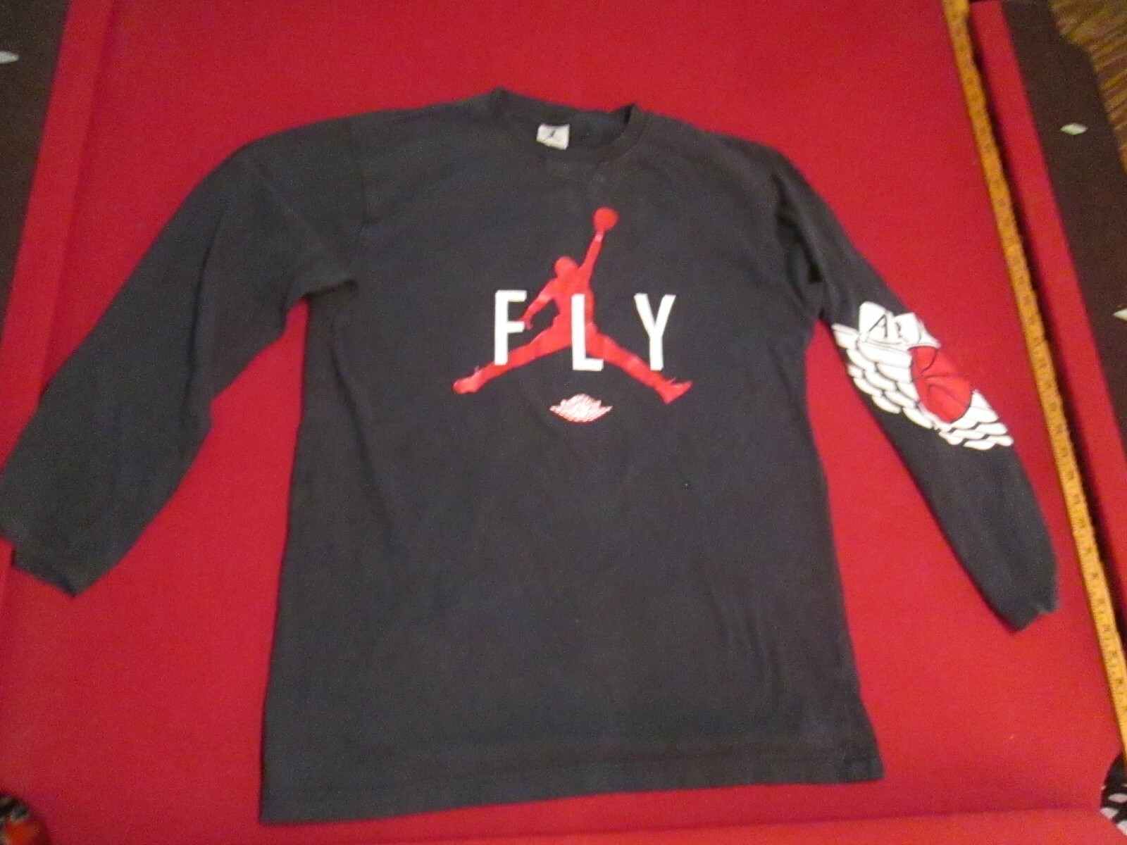 Vintage Michael Jordan Air Logo Shirt Long Sleeve Loo… - Gem