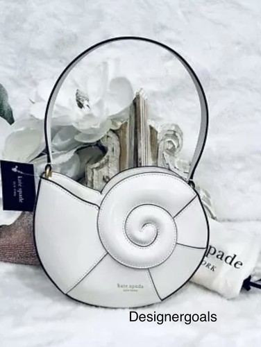 Kate Spade Shell Purse “What The Shell” Sea Side Shoulder Leather ...