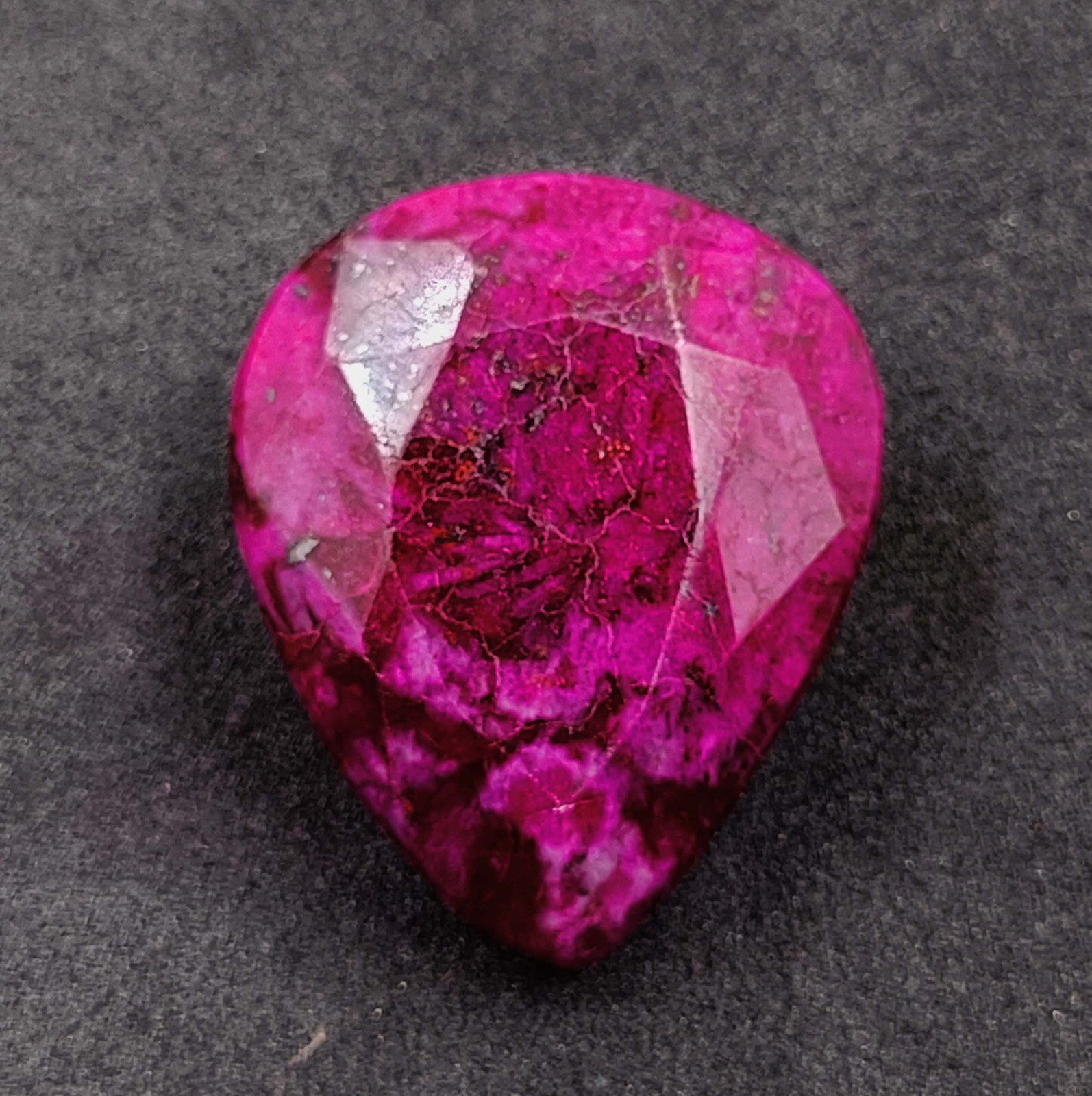 Fantastic Sale 145.50 Ct Natural Red Ruby EGL Certified Pear Cut Loose ...