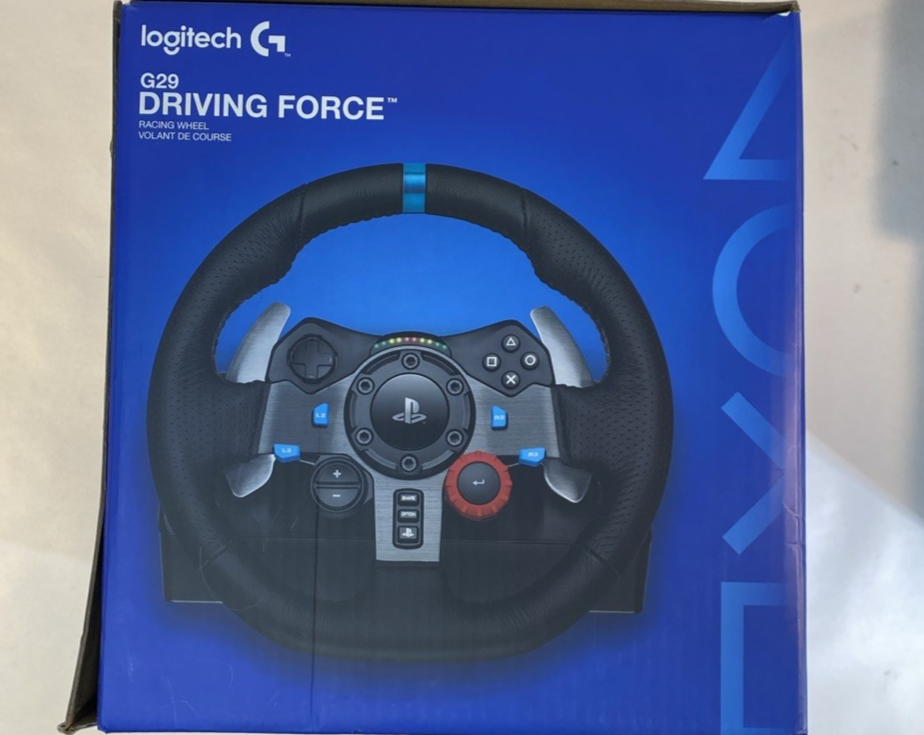 LOGITECH G29 DRIVING FORCE RACING Steeling Wheel + Pedals + Shifter ...