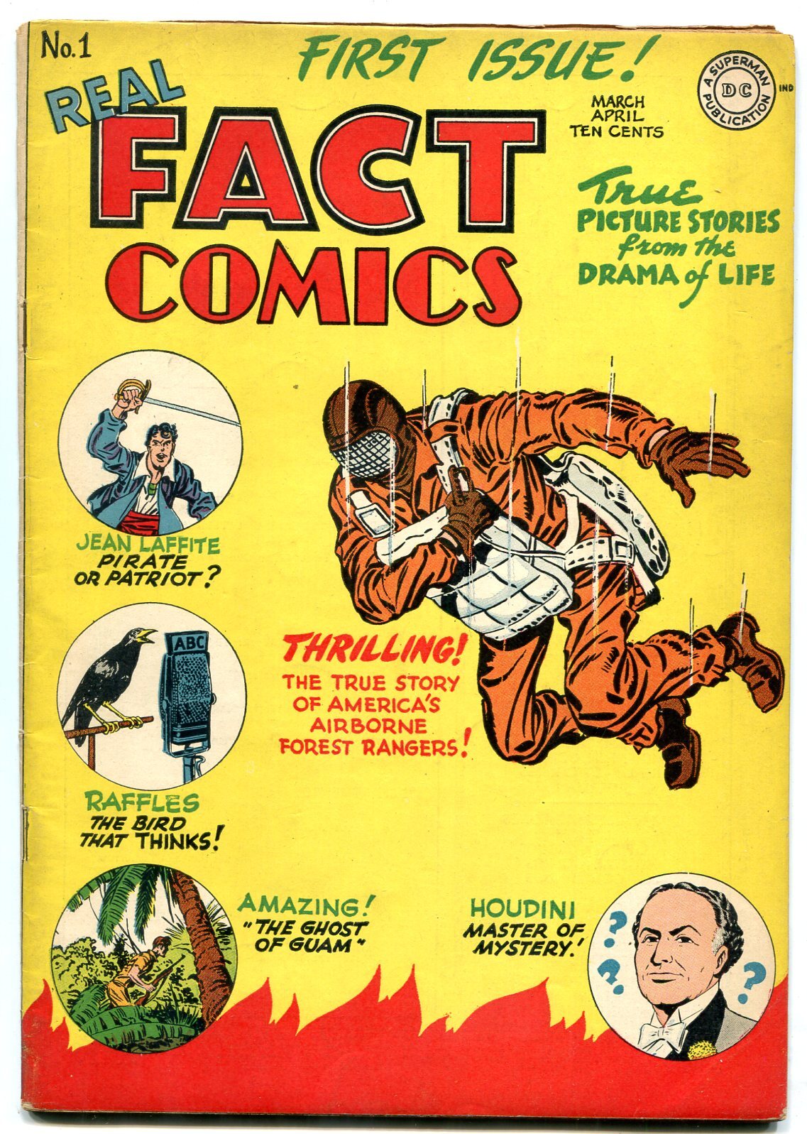 Real Fact Comics #1 (DC Comics March-April 1946) for sale online | eBay