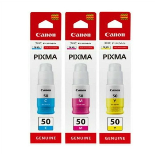 Canon GI-50 CMY Ink Bottle For PIXMA G5050 GM2050 G6050 G7050 G6050 | eBay
