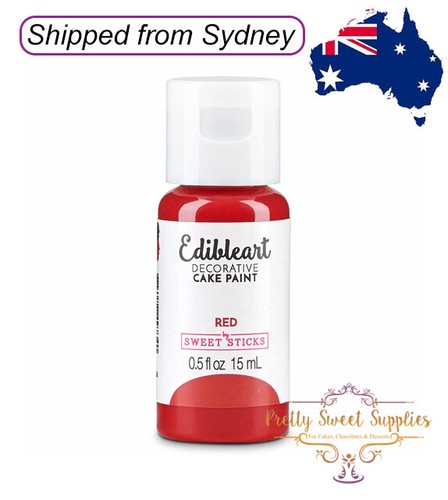 RED Edible Art Decorative Paint Sweet Sticks 15ml | eBay Australia