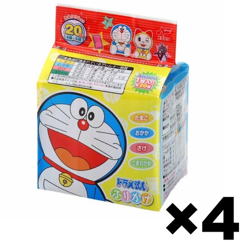 Doraemon Rice Seasonings Assort Set 4 Flavors/20 Mini Packs 4Pack Set ...