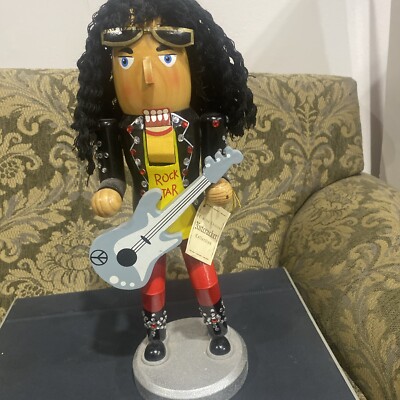 Rock Star Guitarist Musician Large 14" Nutcracker Limited Edition 16199 ...