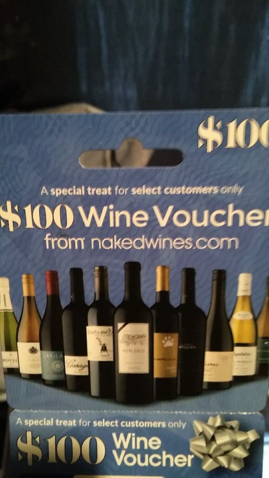 $100 Wine Voucher / Gift Card Nakedwines.com | eBay