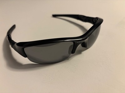 Oakley Flak Jacket Jet Black Frame Black Polarized lens | eBay