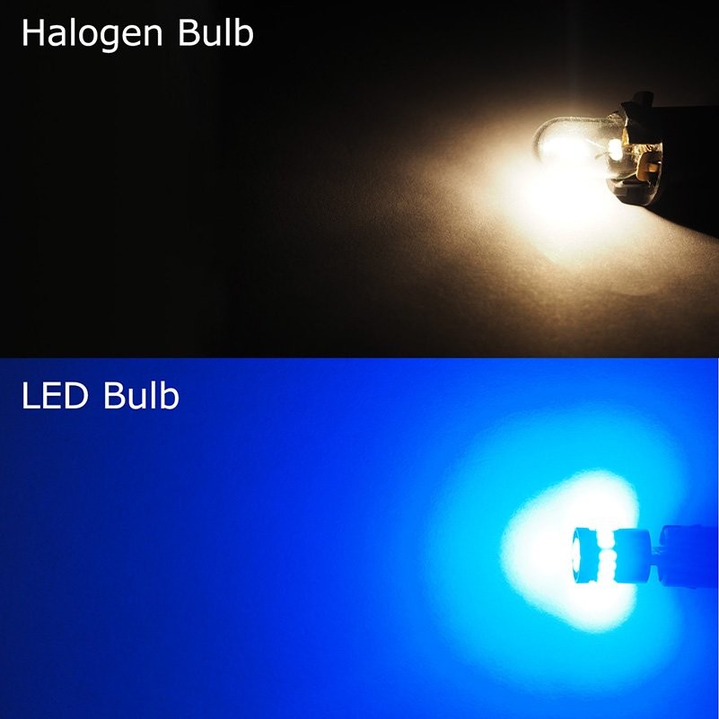 AUXITO T10 Blue LED Inner Bright 2825 168 Tail Light Bulb Super 192 194 ...
