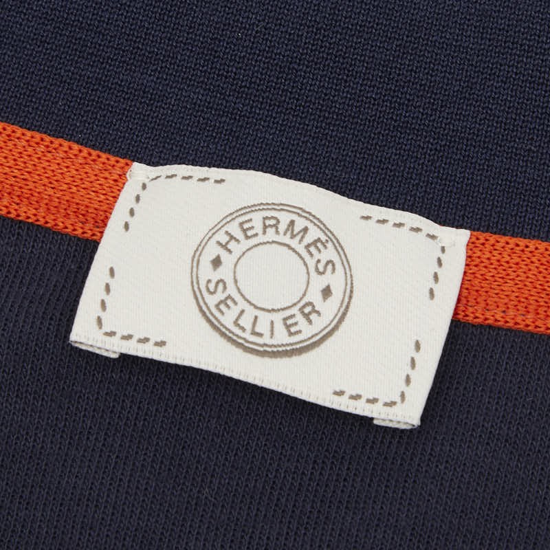HERMES double jew Serie Button Polo Shirt, Short Sleeve, Size XL mens ...