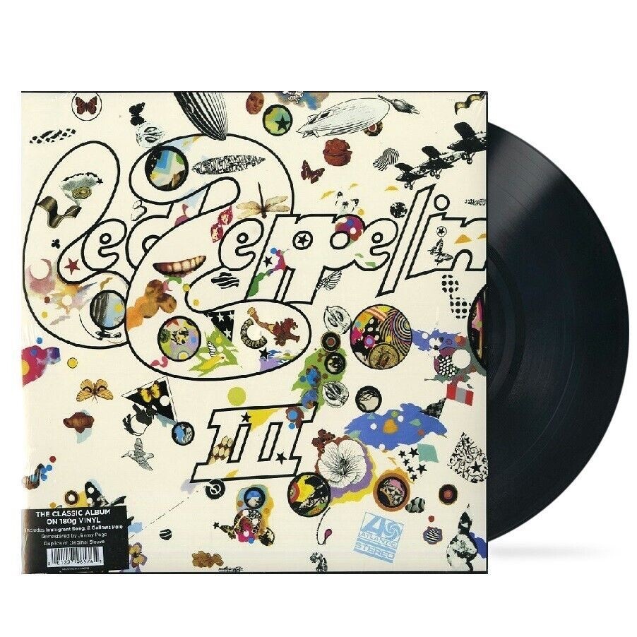 Led Zeppelin Led Zeppelin III Vinyl LP 180 Gram Remastered New Free UK ...