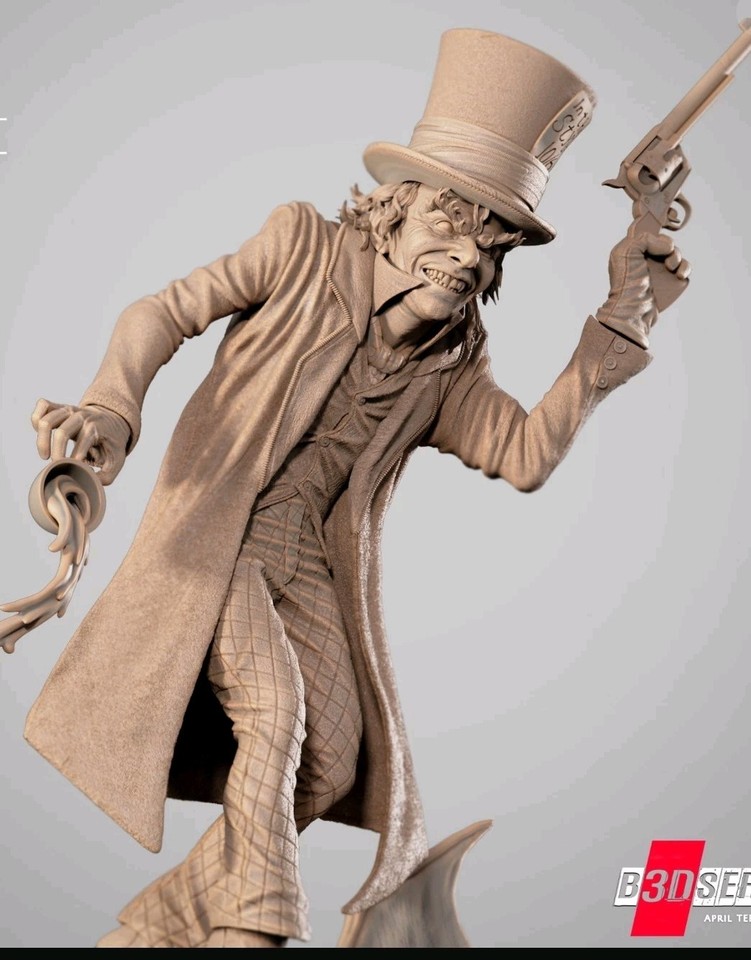 3d Resin Printed DC Two-face Mad Hatter Villian 1.16 Scale Model | eBay