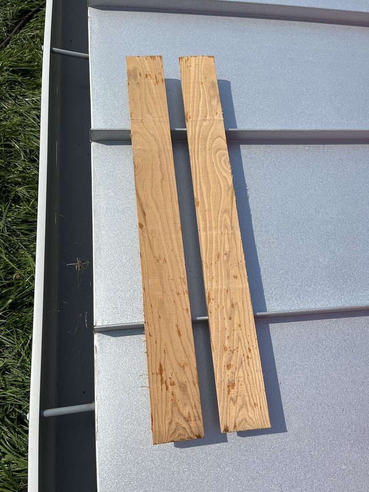 Reclaimed Wood From 1860 Barn, Two 31” Oak Planks For DIY Projects ...