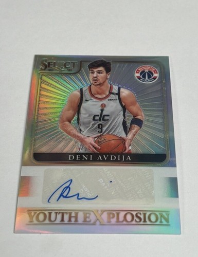 Deni Avdija AUTO RC SILVER PRIZM SELECT 2020 autograph Rookie Card Rare ...