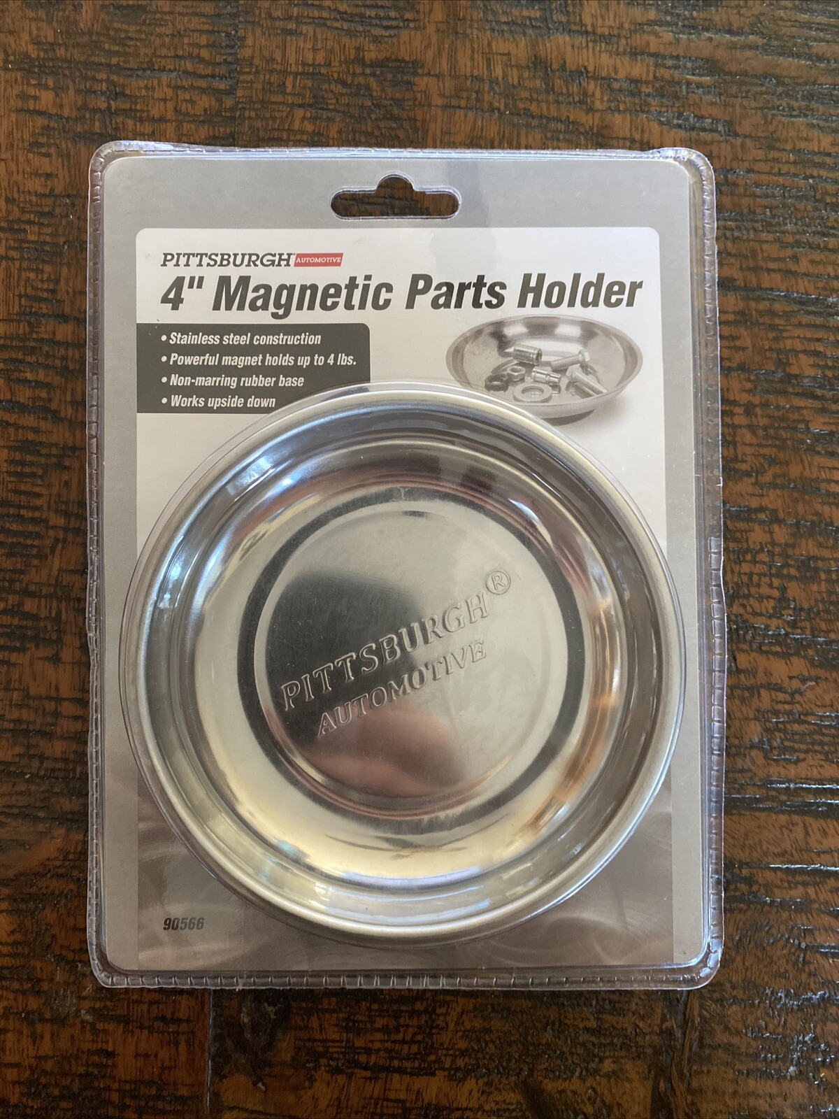 4" ROUND STAINLESS STEEL MAGNETIC PARTS SCREWS DISH HOLDER HOLDING PAN ...
