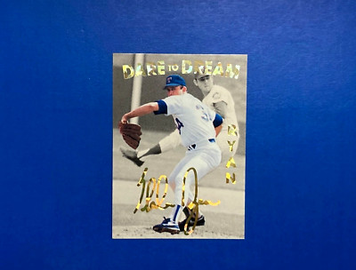 Nolan Ryan Gold Prism Promo card Dare To Dream Rangers Baseball Card ...
