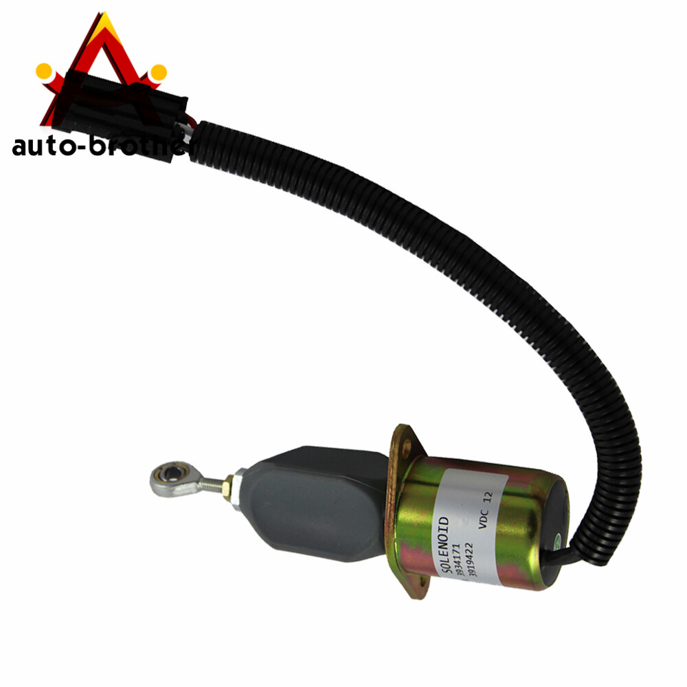 New Fuel Shut Off Solenoid 3919422 Fit Ford Cummins Diesel 2-1/2 bolt ...