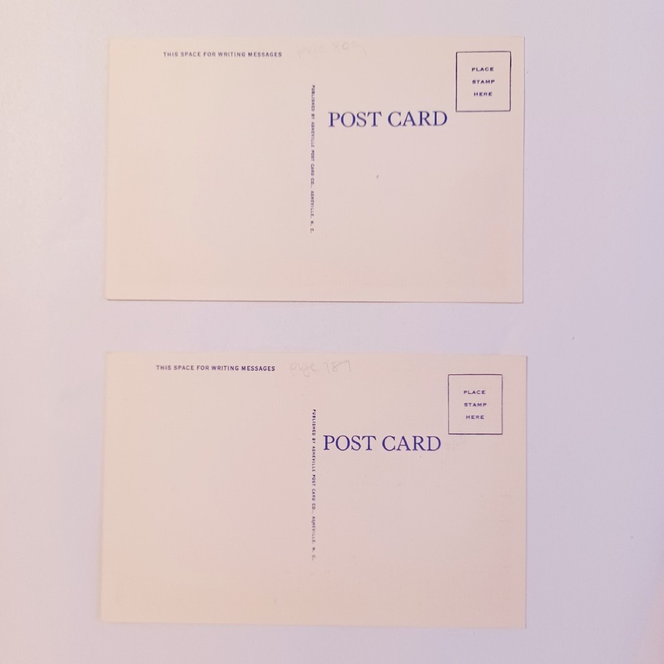 2x Vintage Linen Postcards: Handley High School Day & Moonlight ...